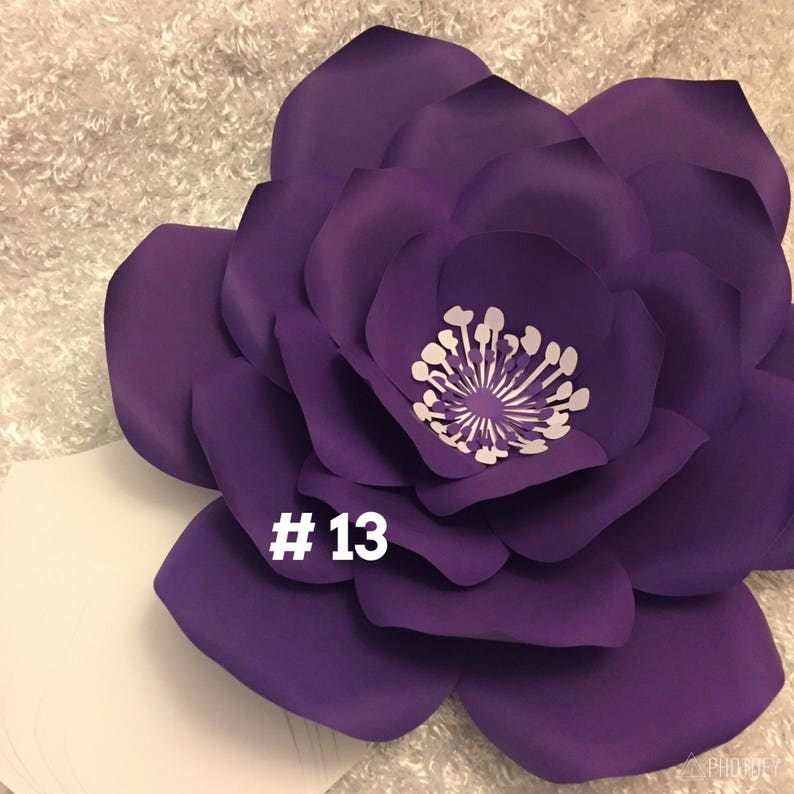 EXTRA LARGE Paper Flower Kit DIY Paper Flower Kit You Choose - Etsy
