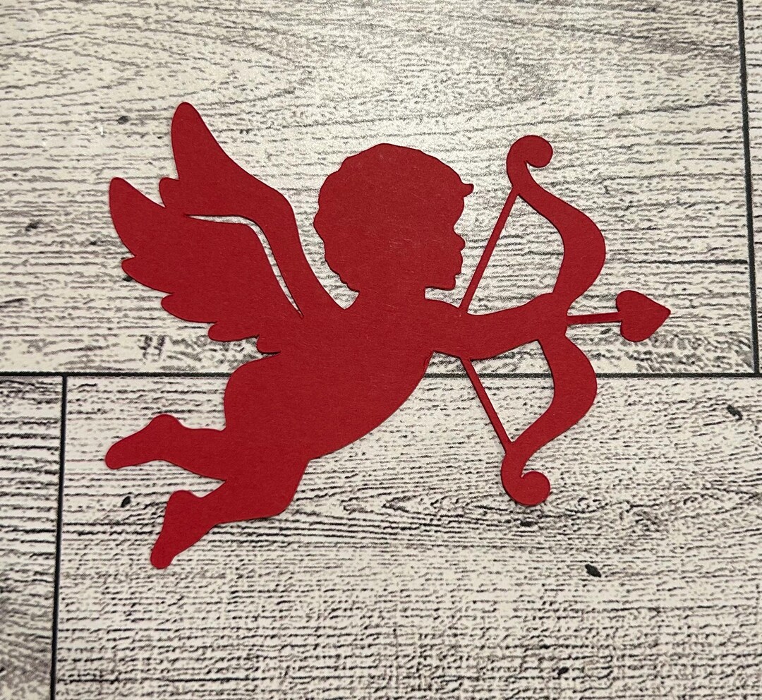 Set of 30 Cupid, Valentines Day Die Cuts, Cutouts, Scrapbook, Card ...