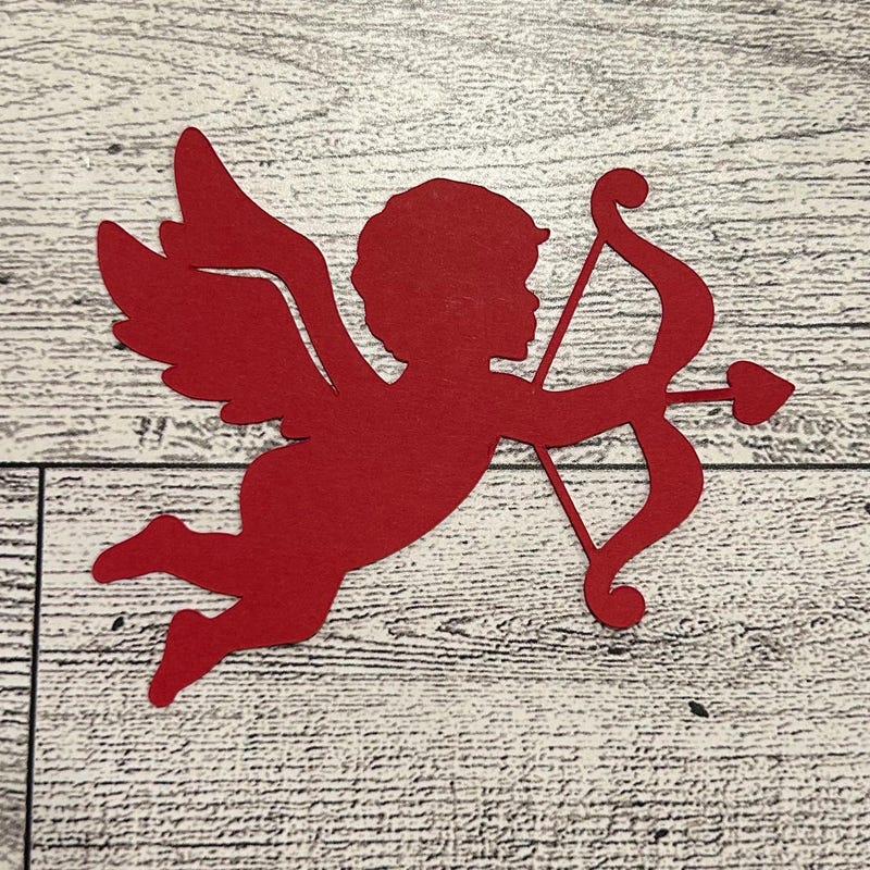 Cupid Die Cut Red - Etsy
