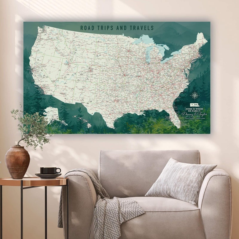 Marking Maps Usa - Etsy
