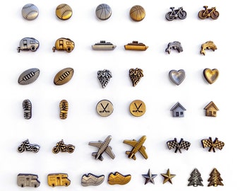 Metal Football Push Pins, Football Pushpins, Lapel Pin - Etsy