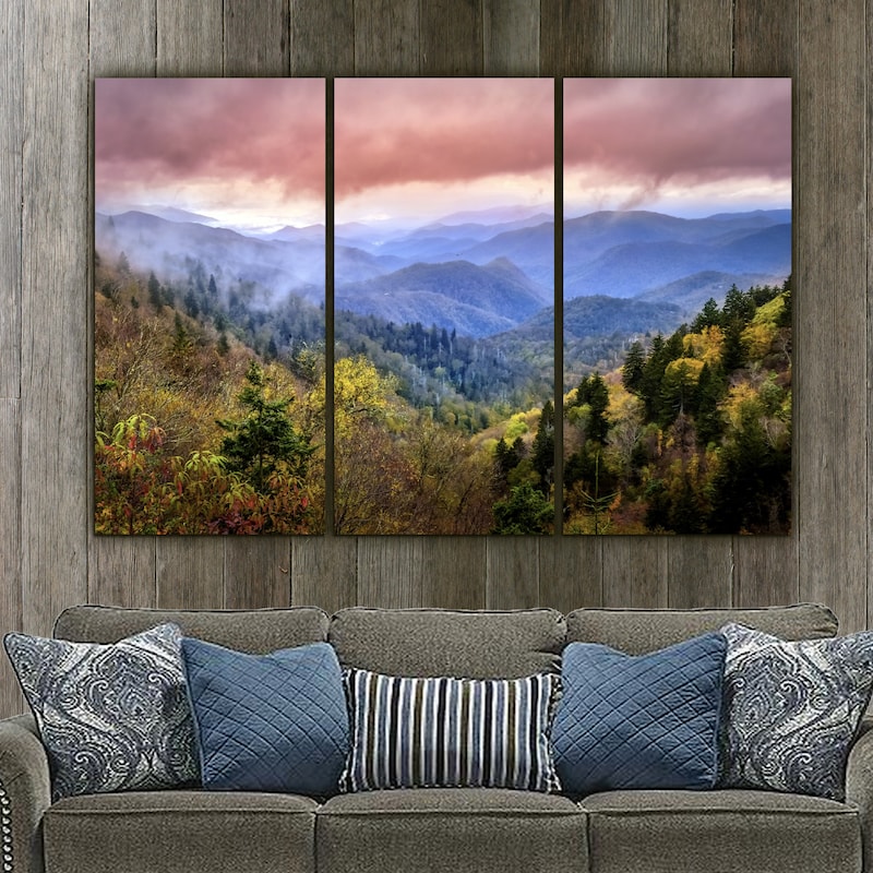 Blue Ridge Mountains Canvas - Etsy