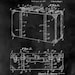 Travel Suitcase Patent Art on Canvas. Gallery Wrapped & Ready to Hang ...