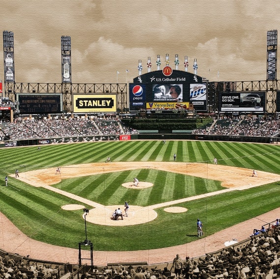 Chicago White Sox U.S. Cellular Field Gallery Wrap Canvas Art - Etsy