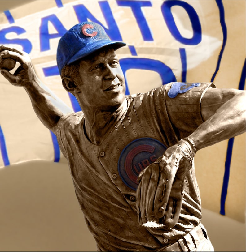 Ron Santo Chicago Cubs Wrigley Field Canvas Art - Etsy