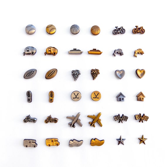 Metal Push Pins Travel Map Markers You Choose Mix and Match - Etsy