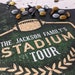 Vintage Football Stadium Tour Map, Push Pin Map for Stadium Bucket List ...