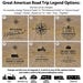 Great American Road Trip USA Push Pin Map, Personalized Pinboard Map ...