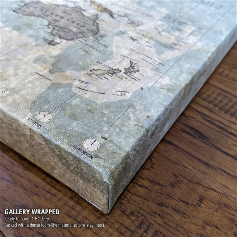 Push Pin Travel Map of World Personalized Gift for Travelers - Etsy