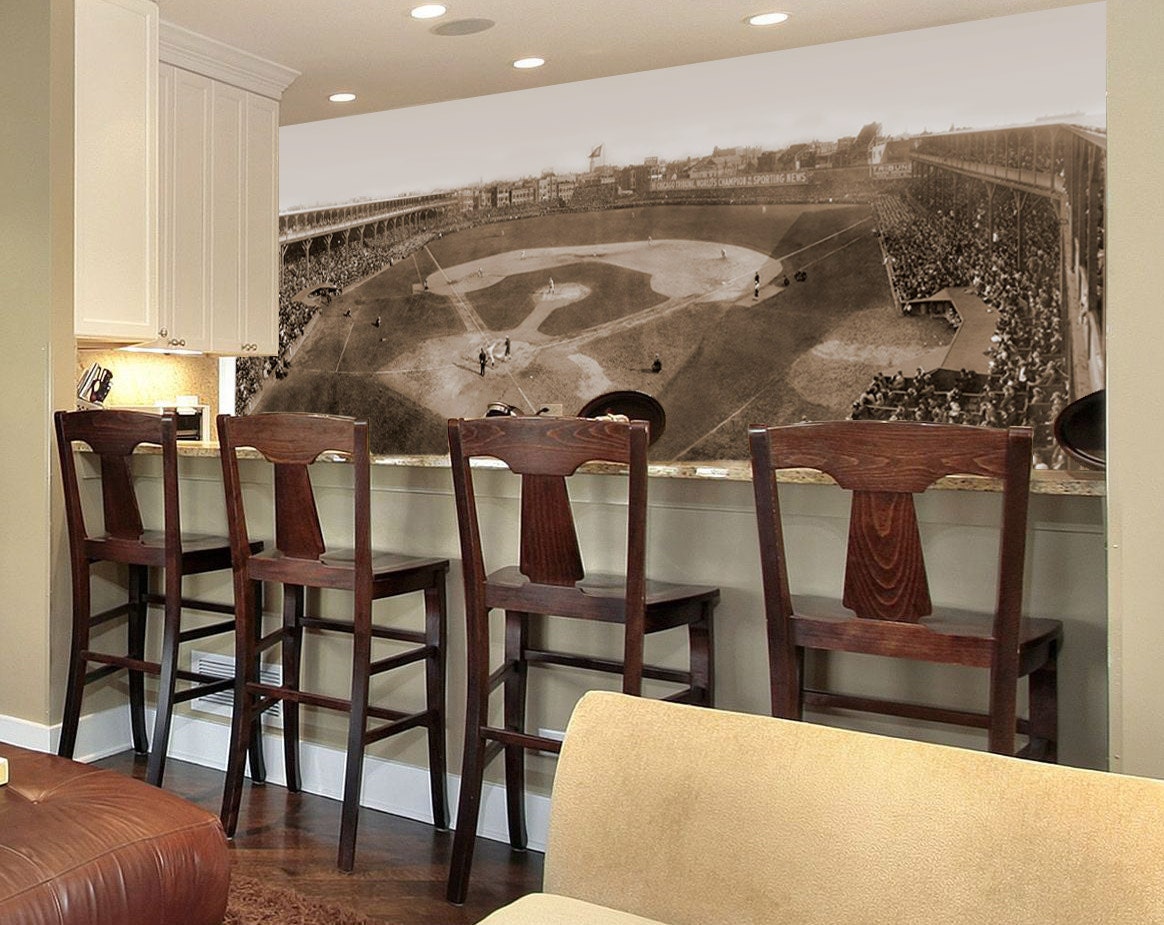 1908 World Champions Chicago Cubs Wall Mural from West Side | Etsy