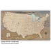 Great American Road Trip USA Push Pin Map, Personalized Pinboard Map ...