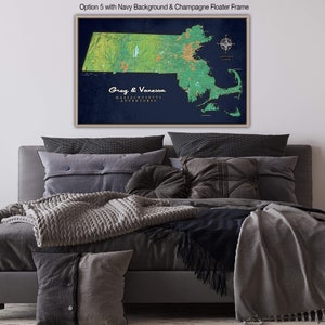 Massachusetts Push Pin Map, Personalized Massachusetts State Map for ...