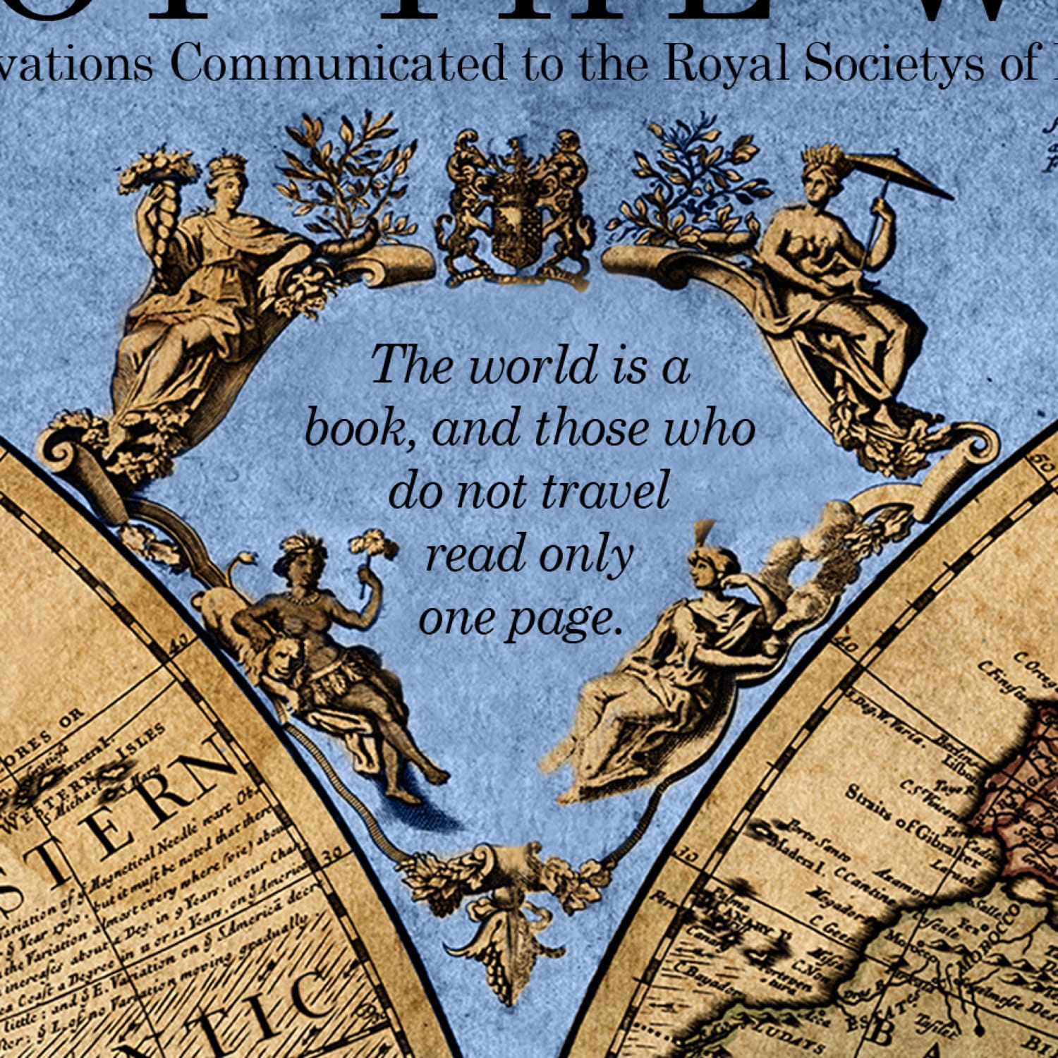 Globe World Map Blue/tan Canvas. Large Wall Art Canvas Wall - Etsy