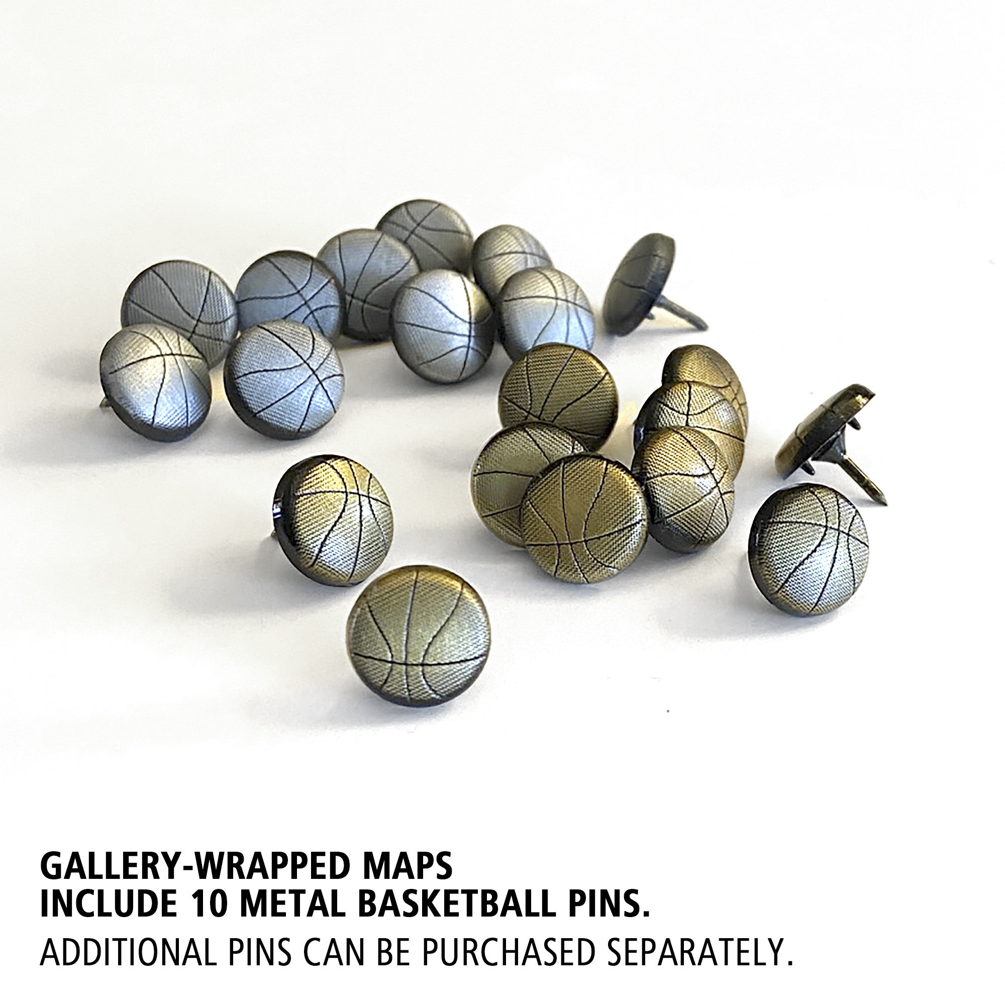Basketball Stadium Map, Executive Stadium Tour Push Pin Bucket List Map ...