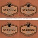 Basketball Stadium Map, Executive Stadium Tour Push Pin Bucket List Map ...