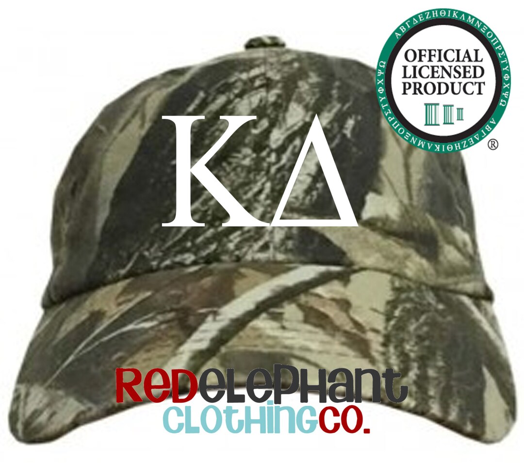Kappa Delta Camo Baseball Hat, KD Low Profile Camouflage Cap, Sorority ...