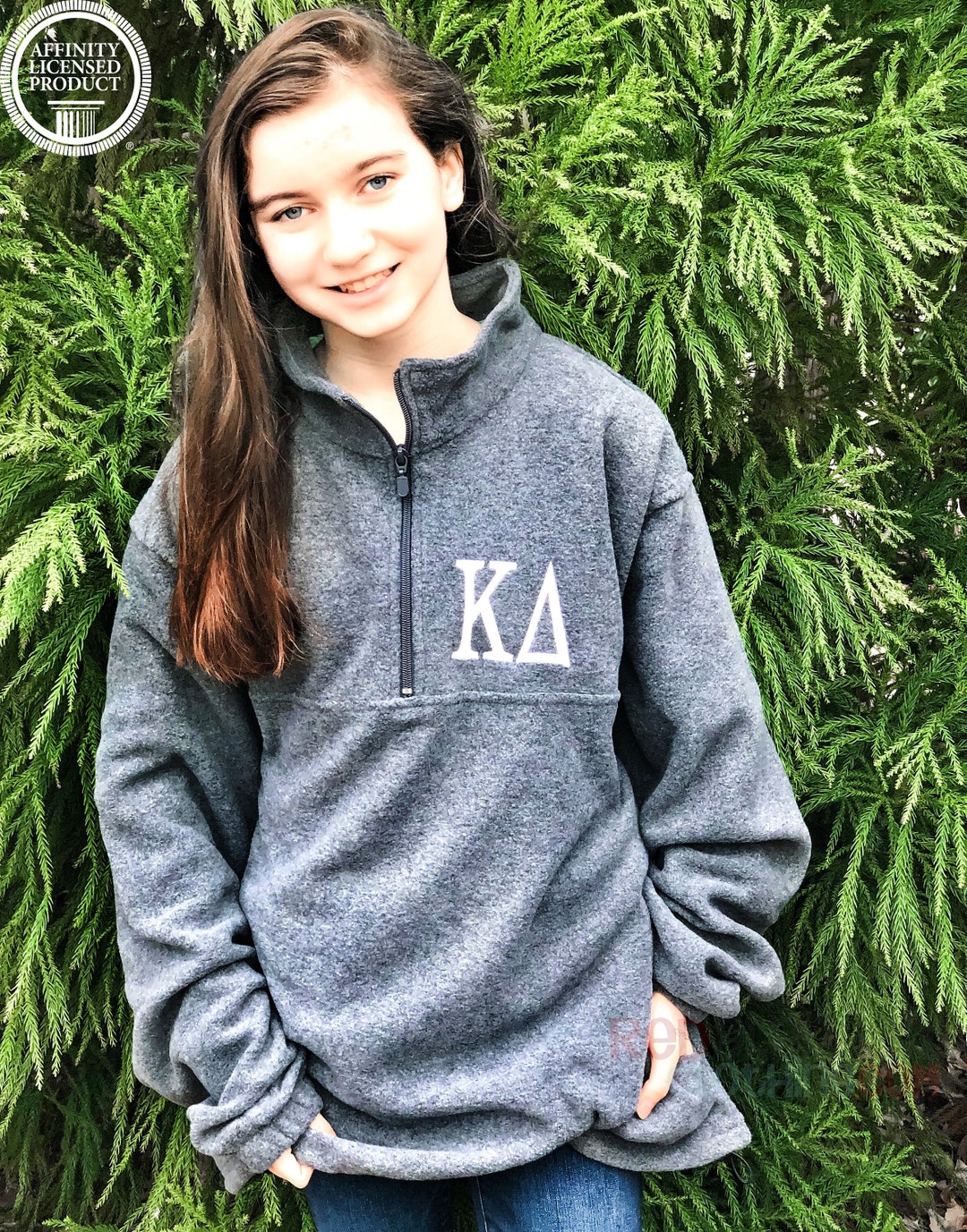 Kappa Delta Jacket Unisex Fit Quarter Zip Fleece Pullover Sweatshirt ...