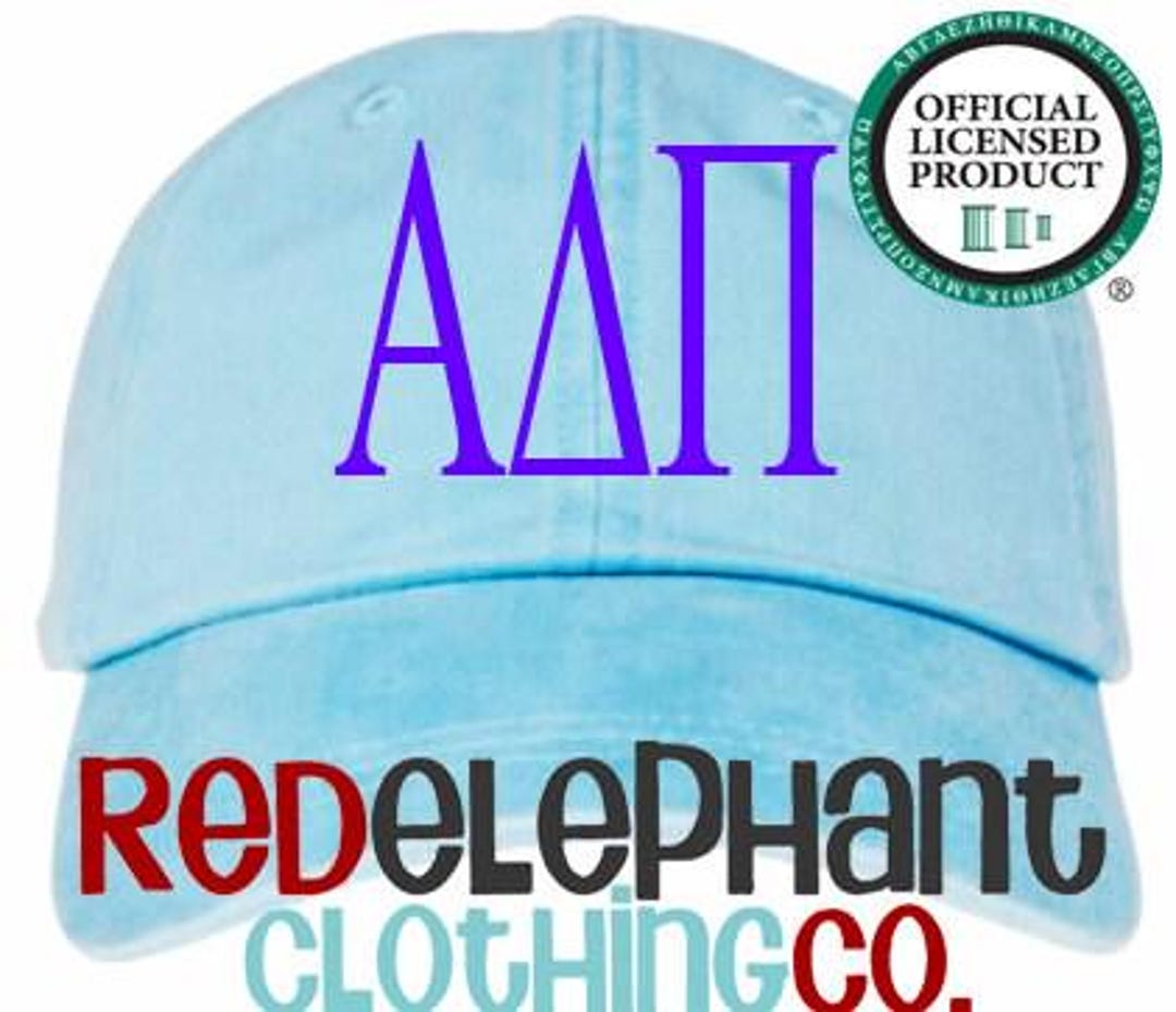 Alpha Delta Pi Hat Low Profile Baseball Cap Sorority Rush Week Bid Day ...