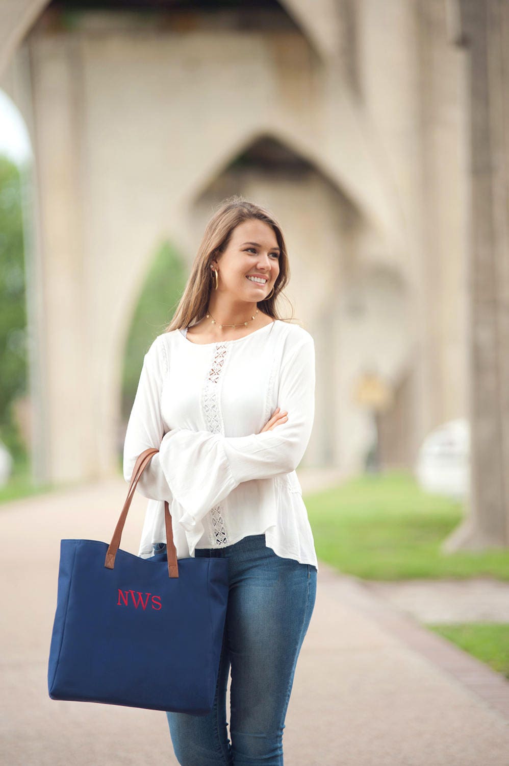 Monogram Game Day Tote Monogram Stadium Tote Personalized | Etsy