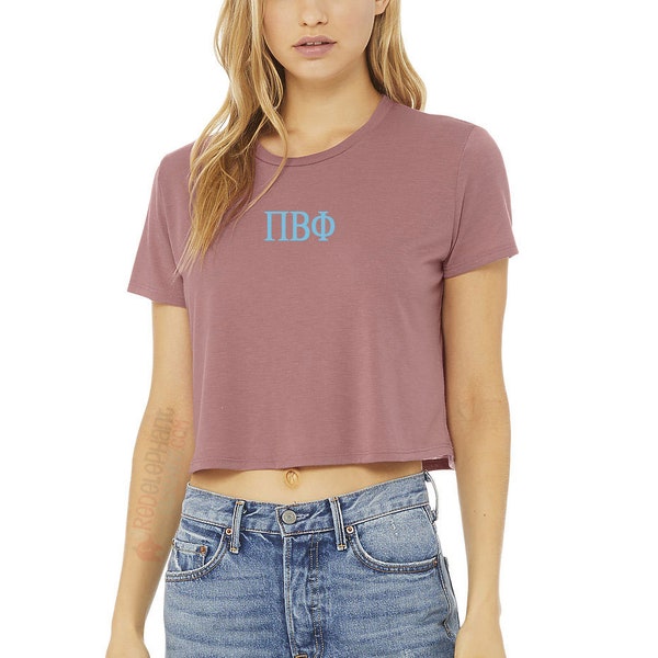 Pi Phi Greek Letters Shirt - Etsy