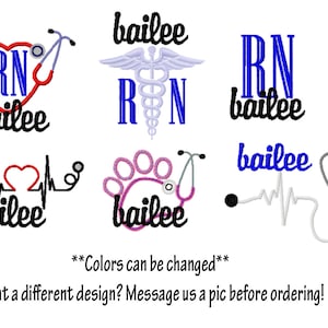 Personalized Nurse Tote Bag, Embroidered Healthcare Clinical Bag ...