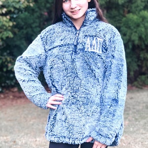 Kappa Delta Sherpa, Sorority Sherpa, Monogram Pullover, Monogram Zip ...