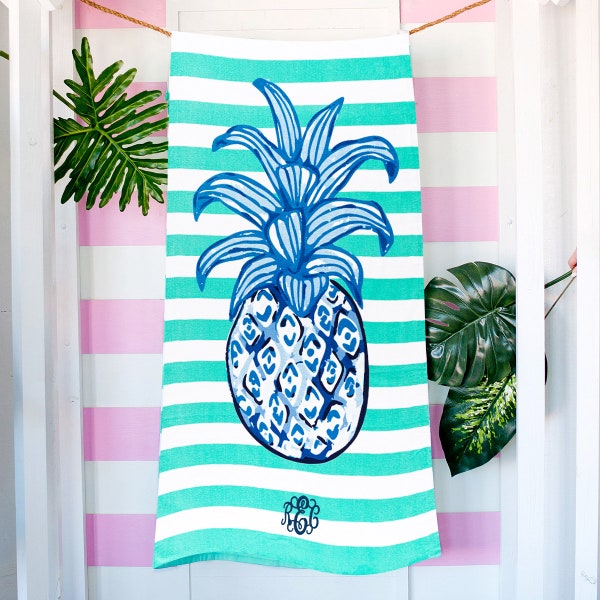 Monogram Camp Towels - Etsy