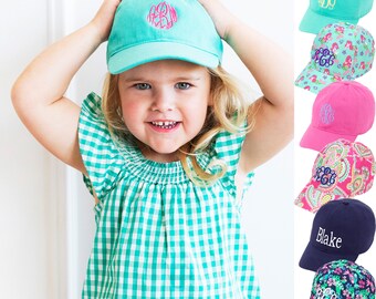 Monogram Toddler Hat Personalized Baseball Cap for Children | Etsy