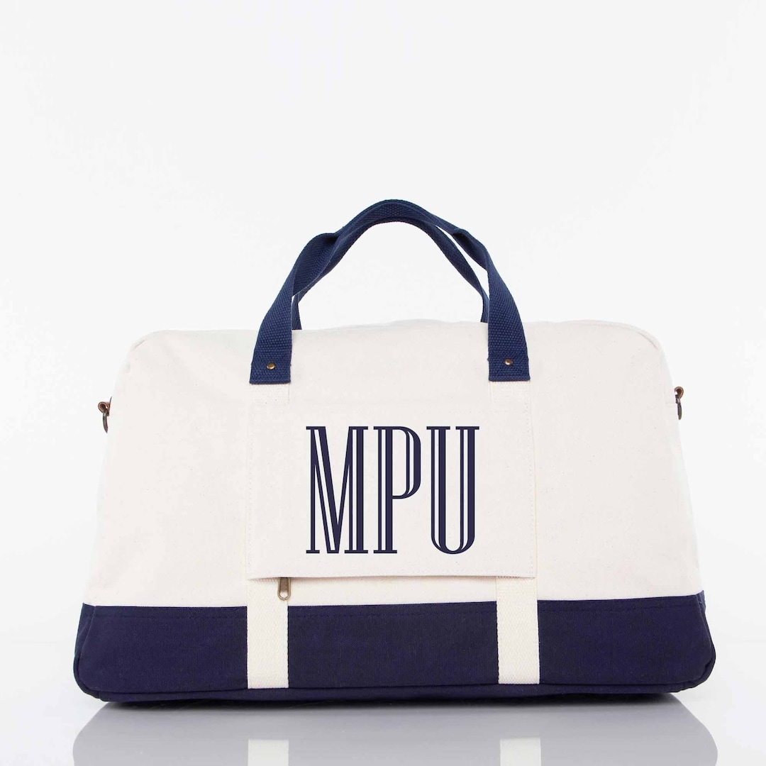 Monogram Weekender Bag Suitcase Trolley Sleeve, Personalized Gift ...
