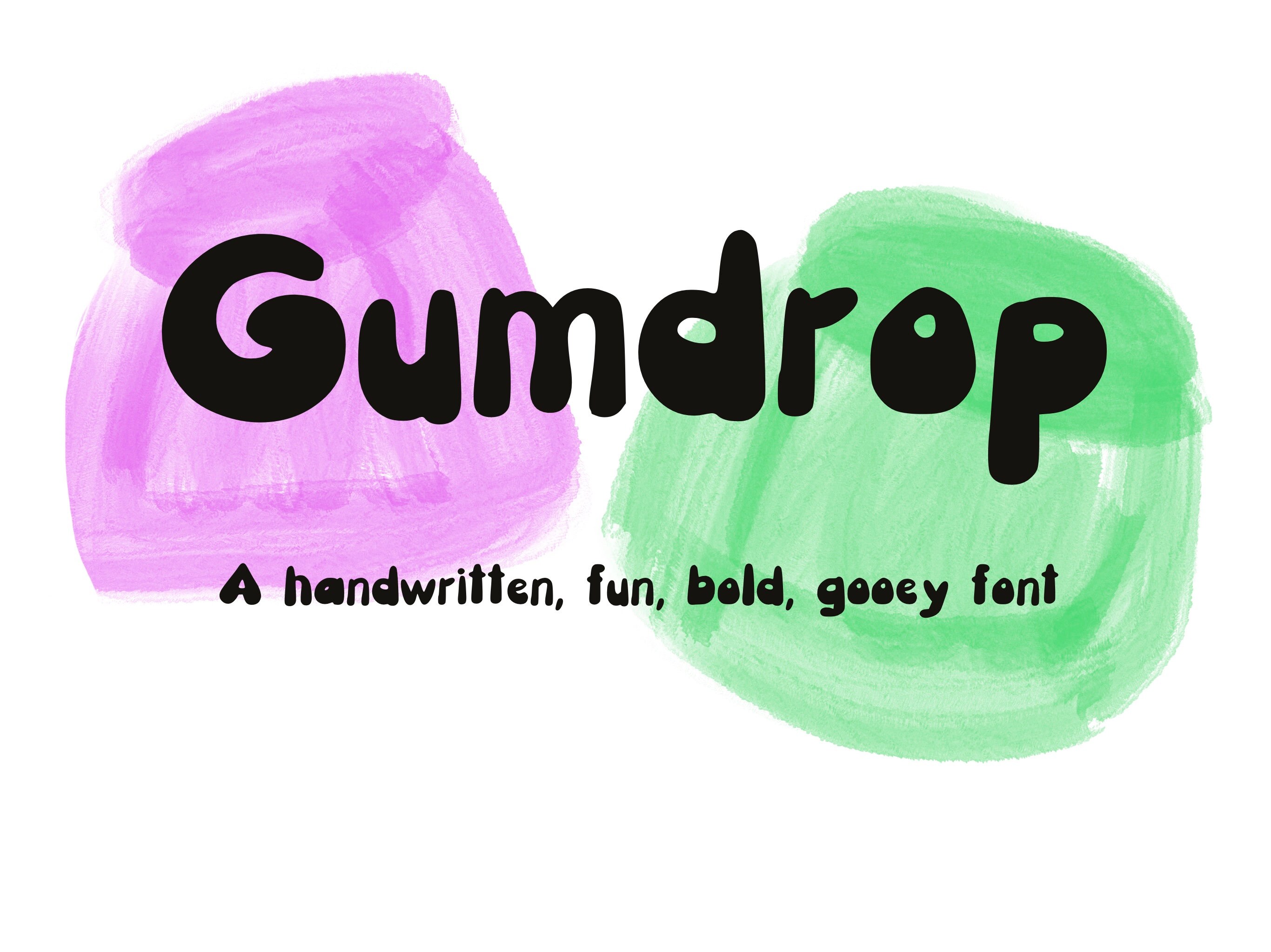 TR Gumdrop Font/bubble Letters/ttf/otf/ Font for Svg/cricut Fonts/fun ...