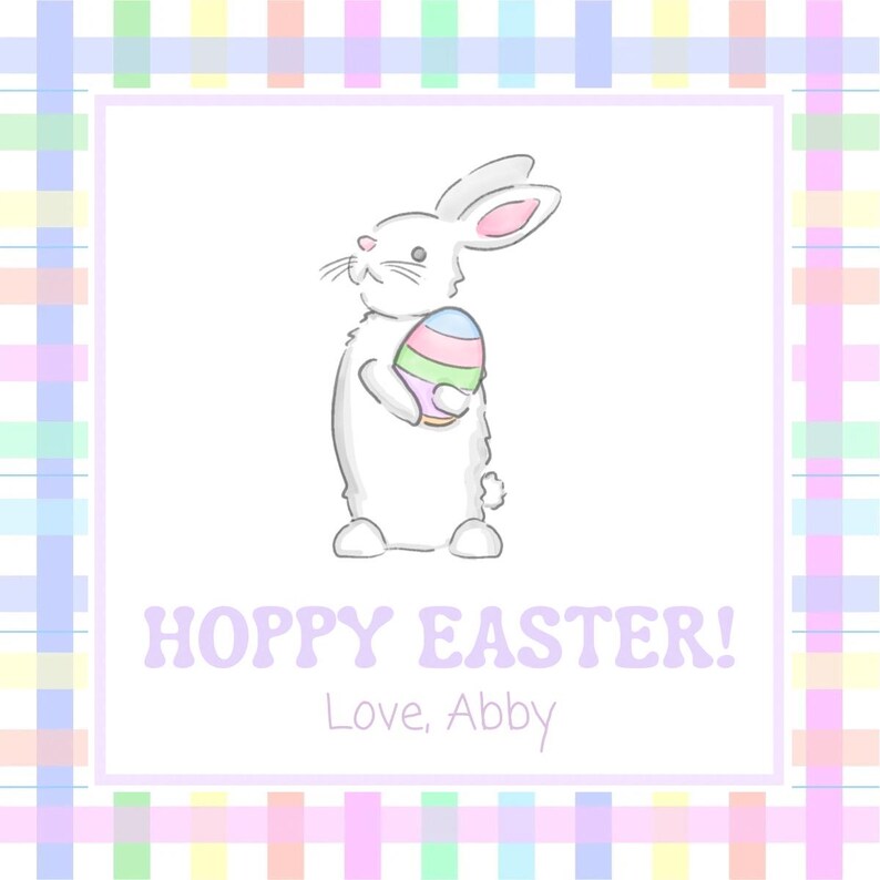 Hoppy Easter! Printable Tags for Easter Baskets, Classroom Easter Gifts ...