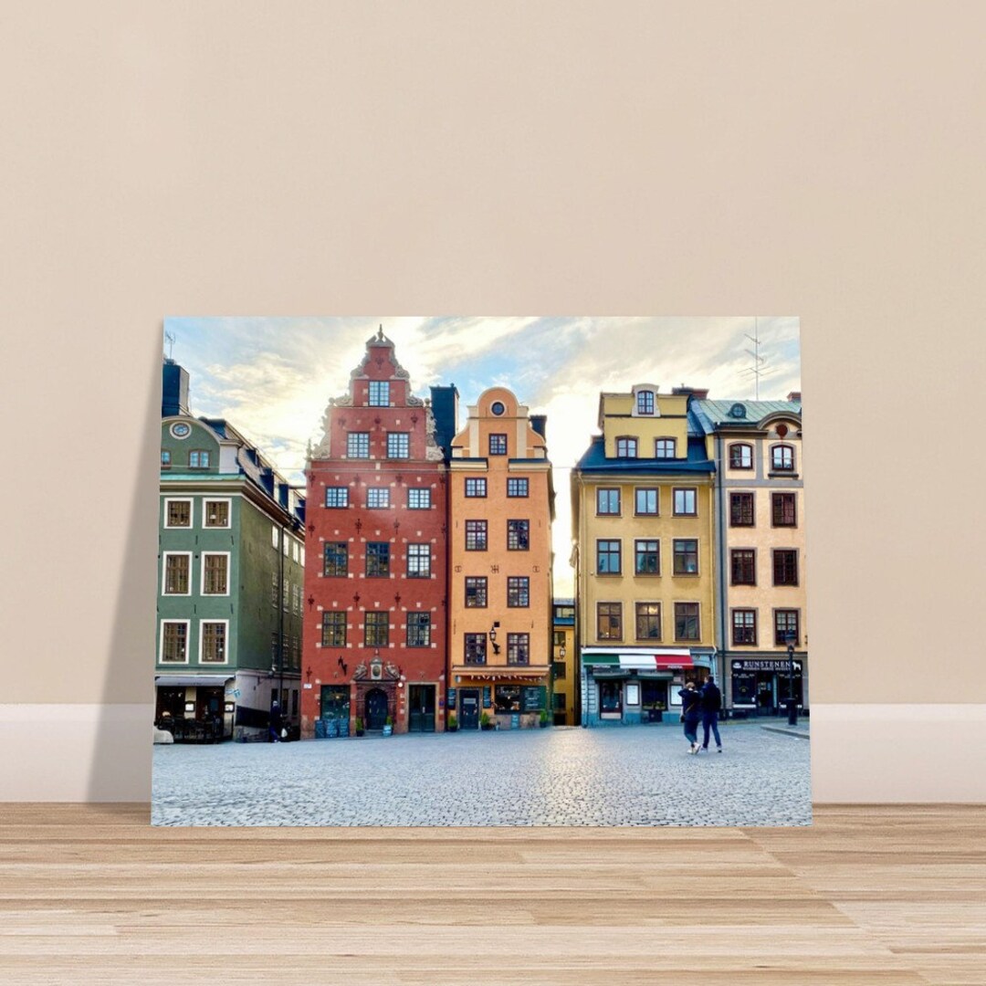Gamla Stan, Sustainable Premium Matte Paper Poster, Fsc-certified Paper ...