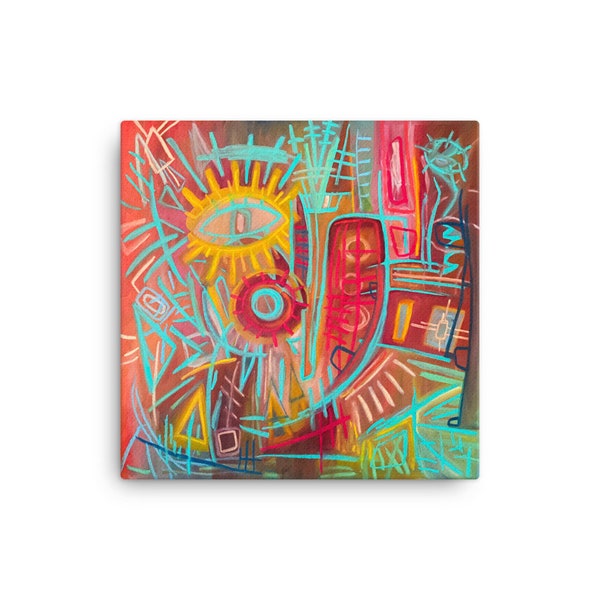 Primitive Painting - Etsy