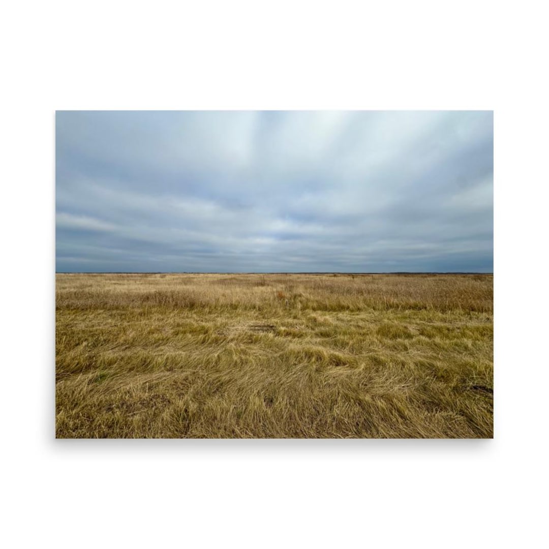 Poster - Autumn Prairie Landscape Photo; Northern Minnesota Plains ...