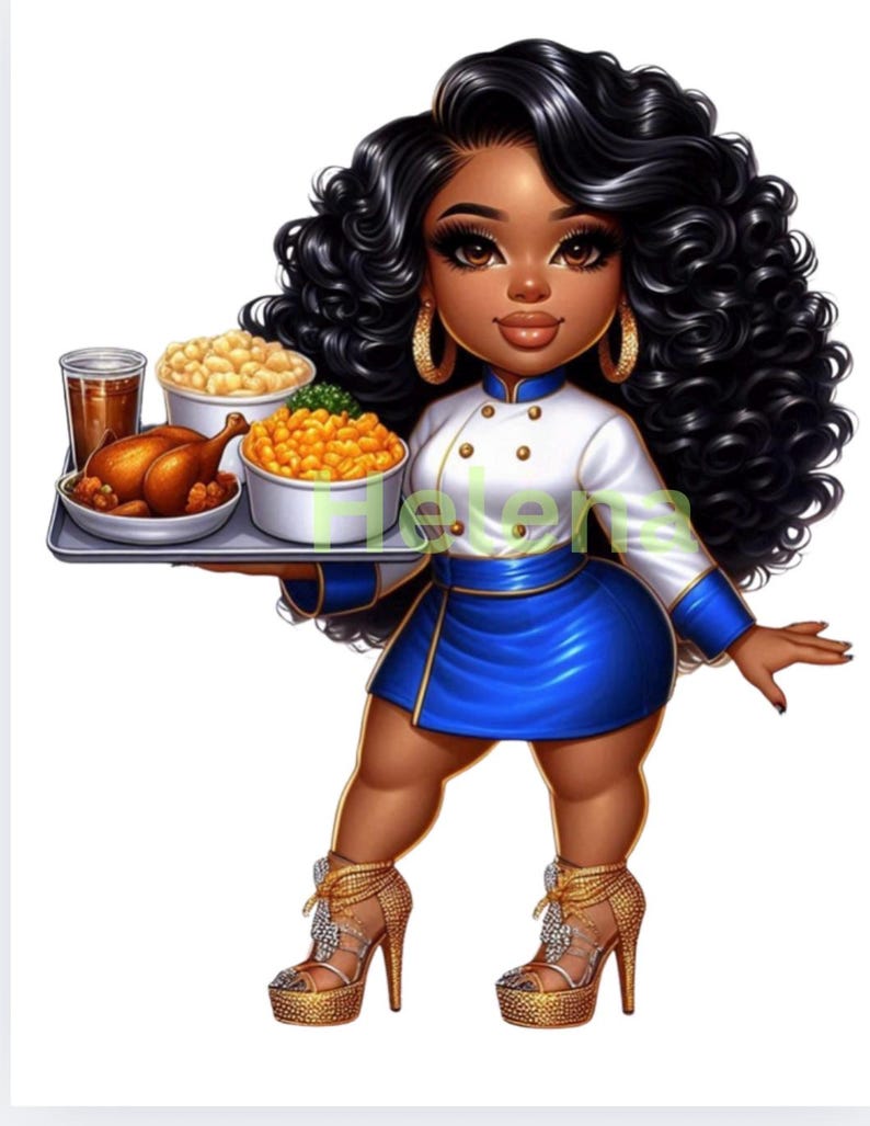 Chibi Chef PNG Clip Art - Etsy