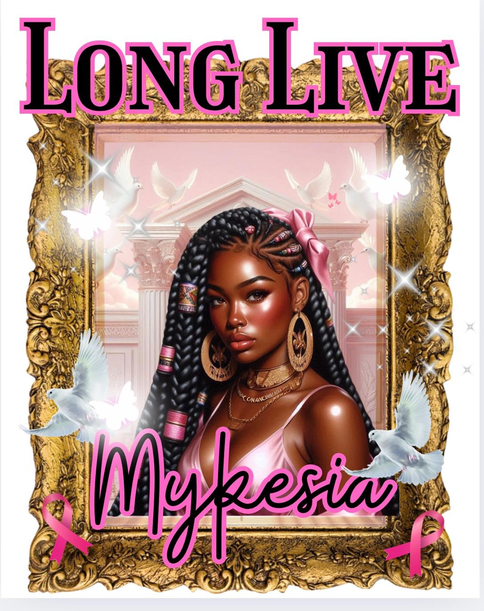 Memorial Cancer Standee Frame Template - Etsy