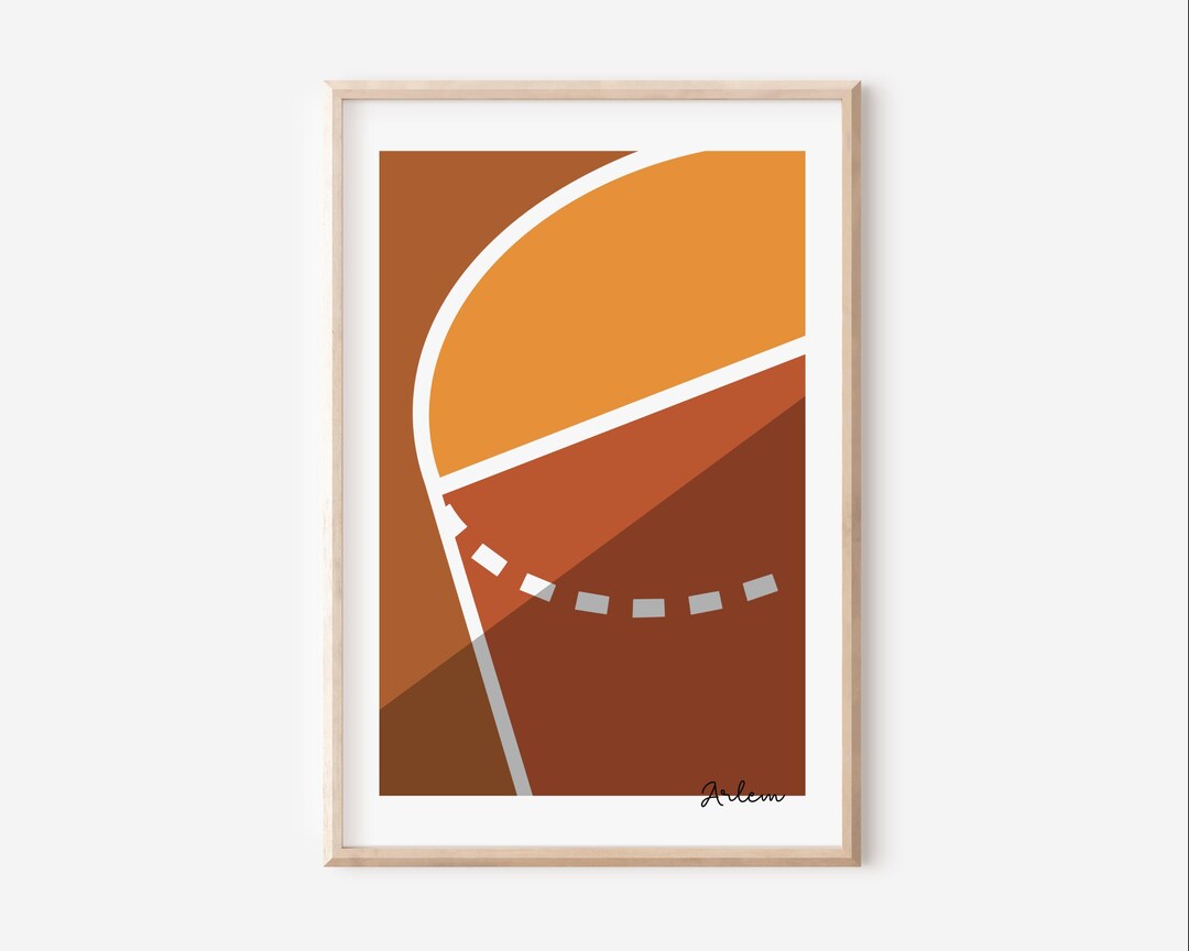 NBA Basketball Poster - Premium Semi-gloss Art Print - Perfect Gift for ...