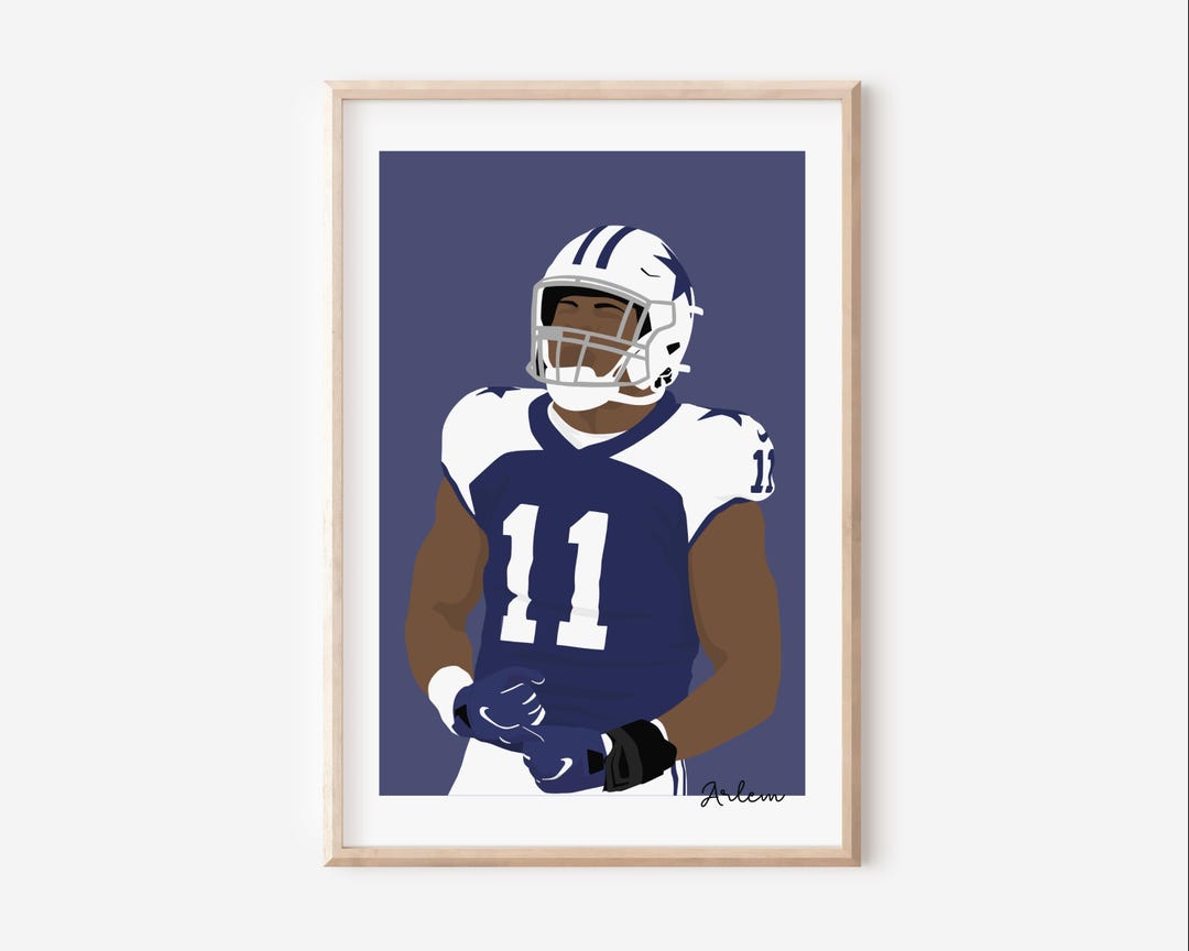 Micah Parsons Poster – Football Wall Art Printable | Minimalist NFL ...
