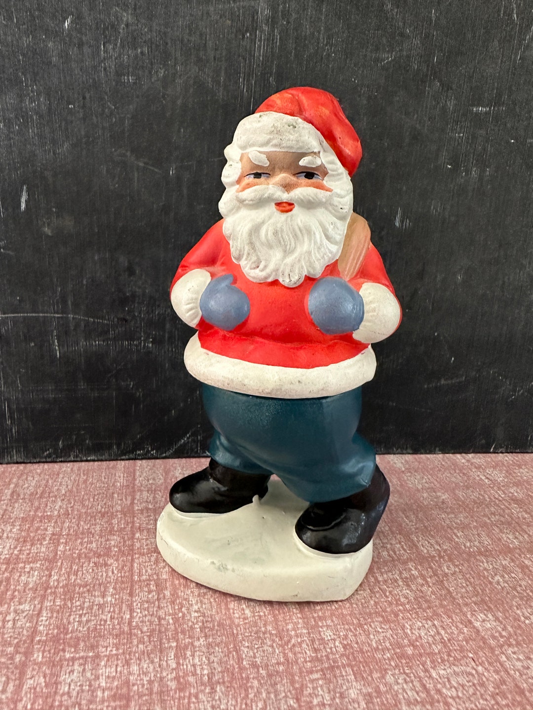 Vintage German Santa Claus Candy Container, Christmas - Etsy