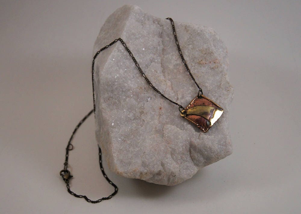 METAL SQUARE MADNESS Chain Metal Necklace - Etsy