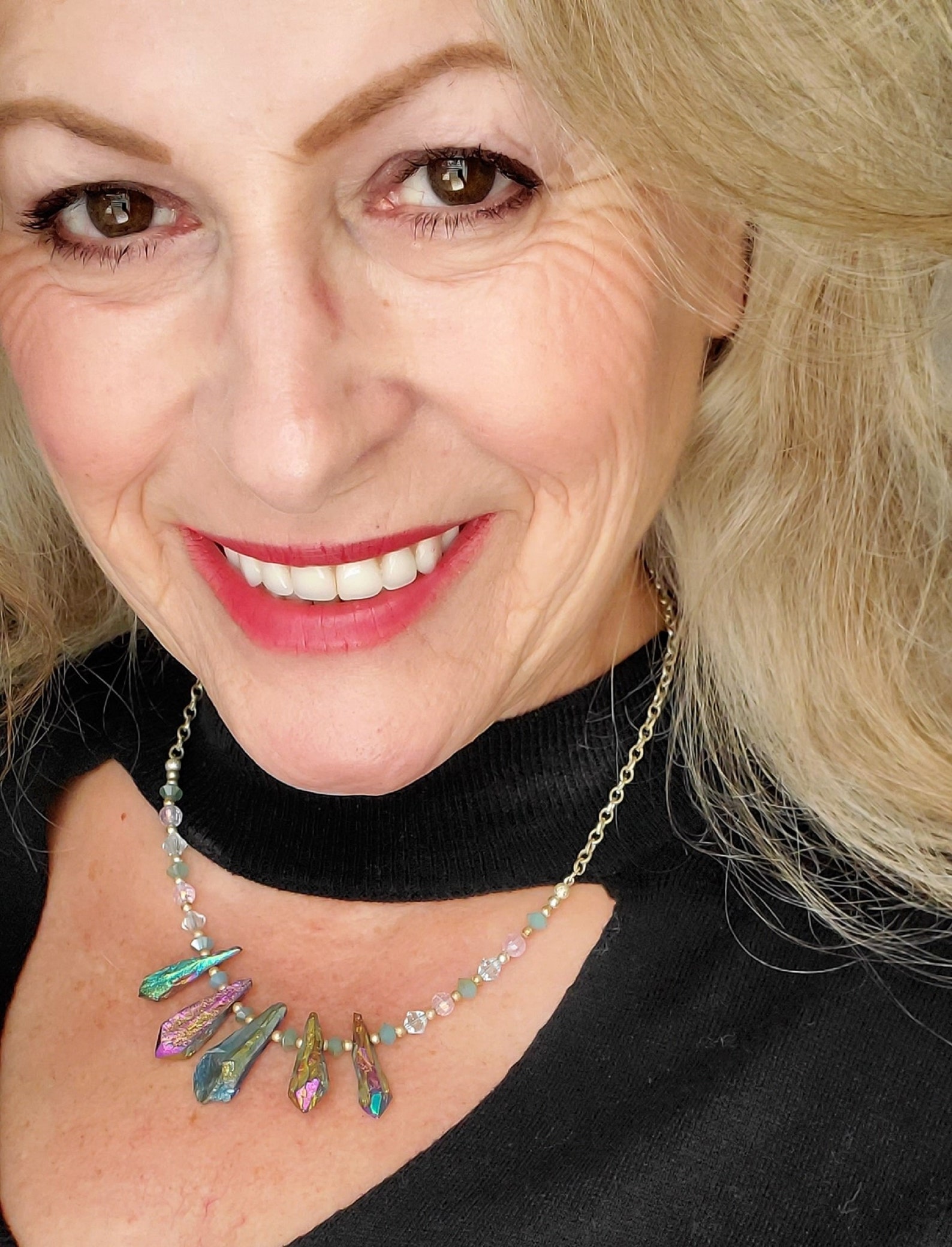 JAGGED SKYLINE Natural Quartz 5 Piece Quartz With Crystals - Etsy