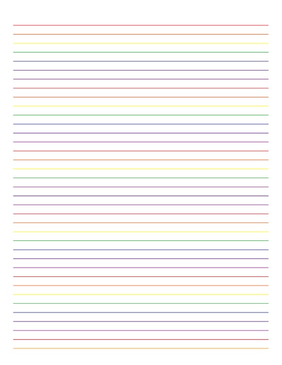 Notebook Paper Printable