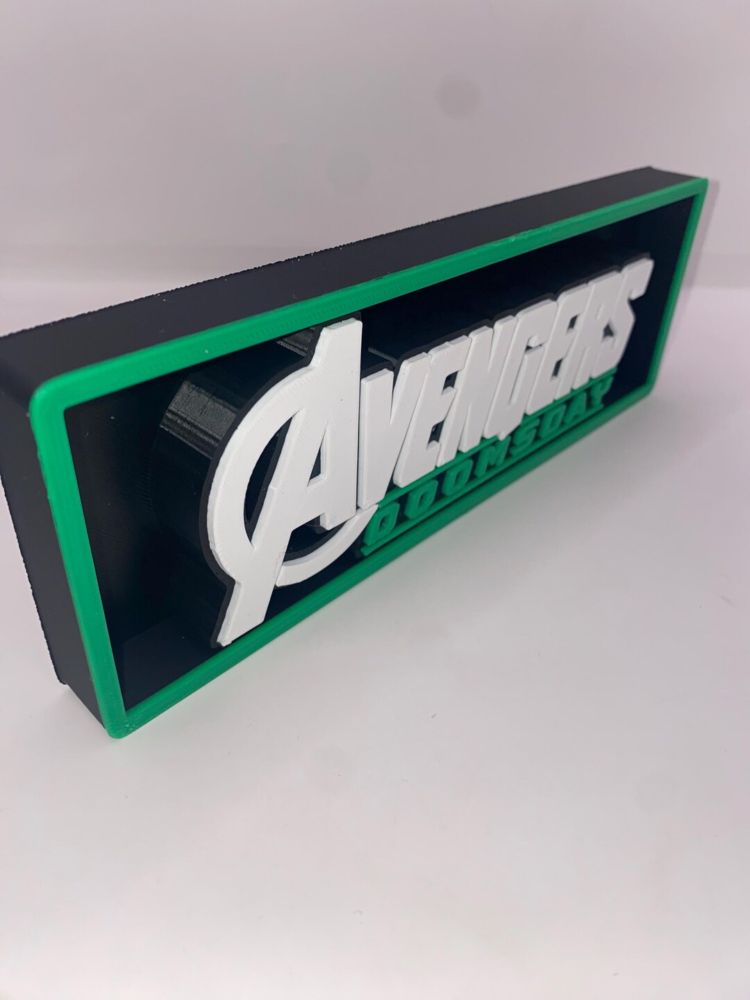 Avengers Doomsday 3D Printed Sign –marvel Display – Superhero Desk ...
