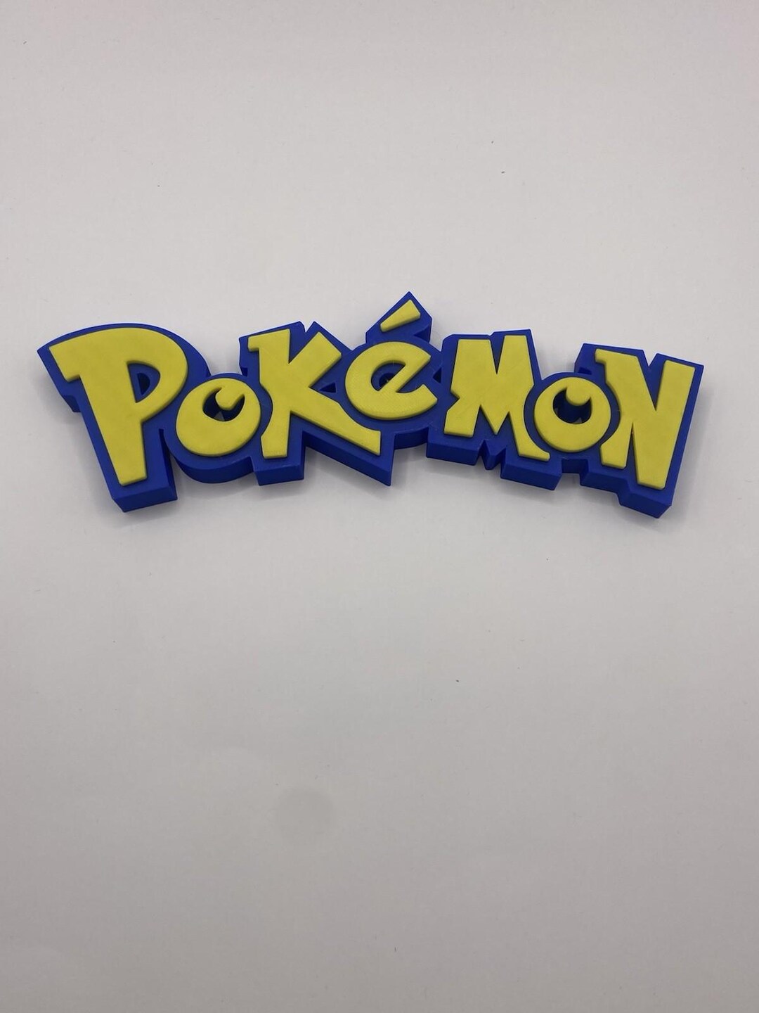 Pokemon Logo Sign Video Game Shelf 3D Printed Display Ornamental Desk ...