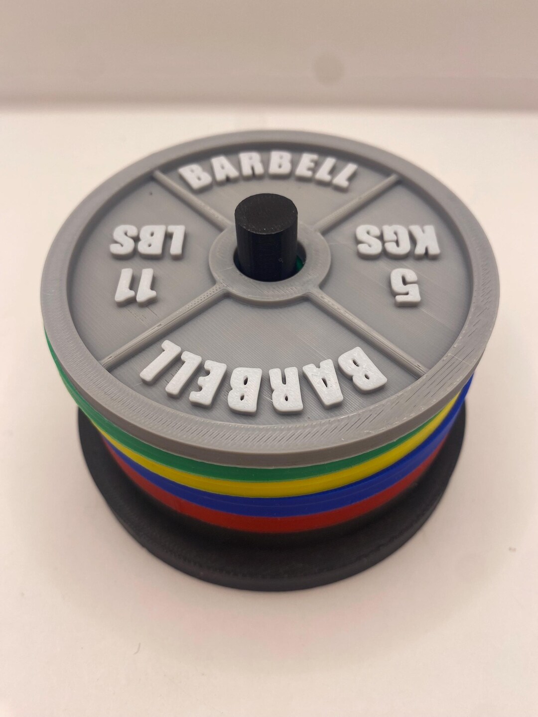 Barbell Weight Plate 6 Coasters – Gym & Fitness Drinks Coaster (90mm ...