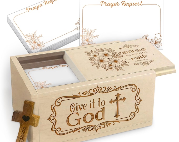 Wooden Prayer Box - Etsy