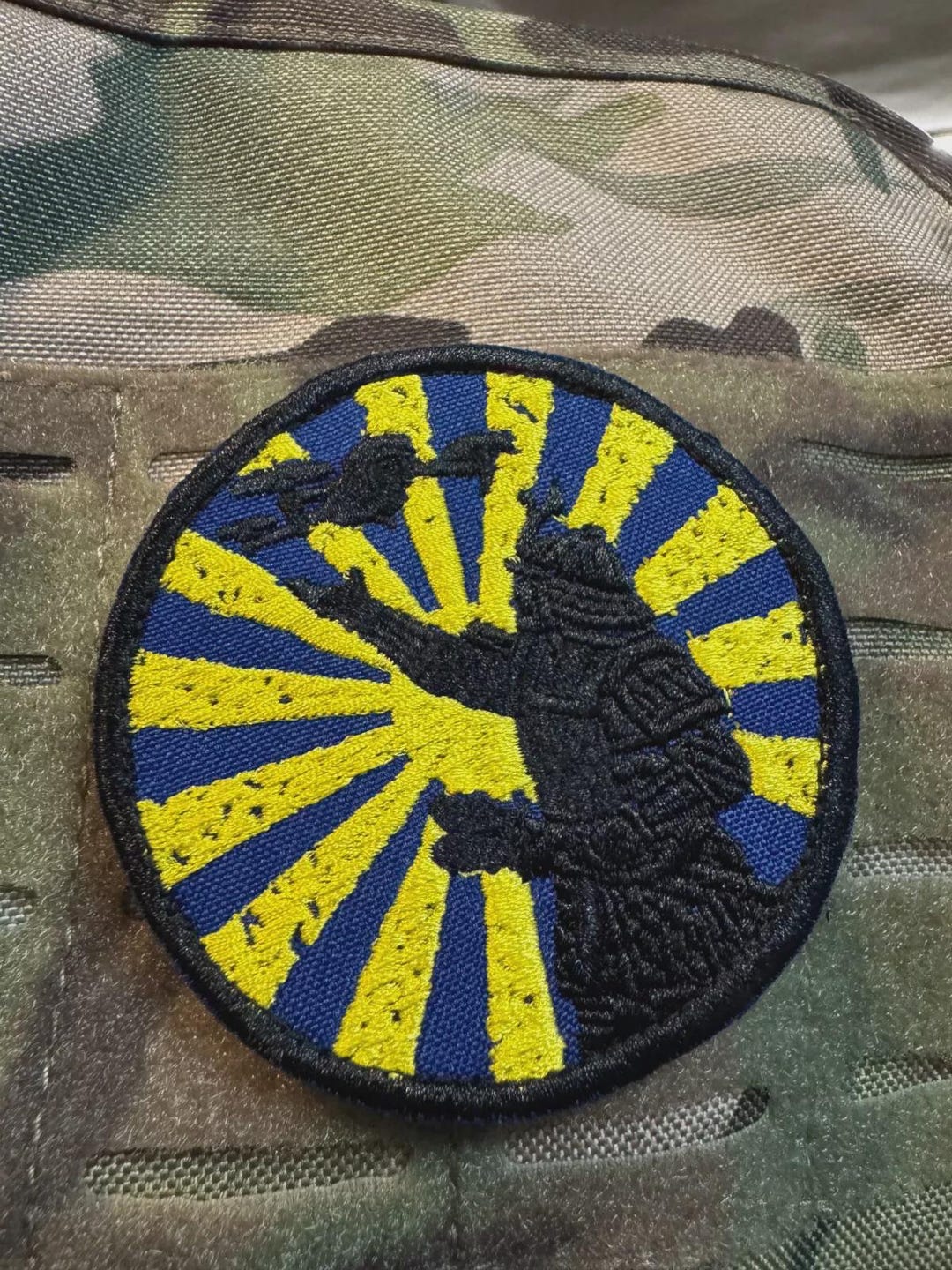 Ukrainian Army Morale Patch Samurai Soldier With Drone – Tactical ...