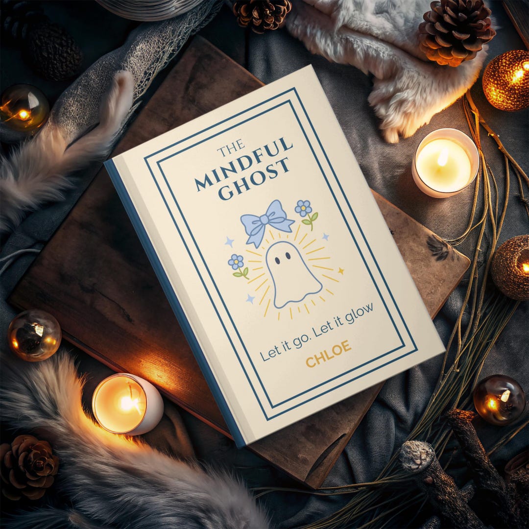 Mindful Ghost Journal Inspirational Writing Guided Reflection Self-care ...