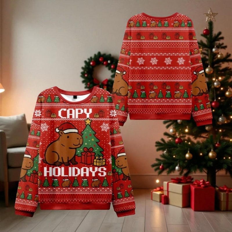 Capybara Xmas Jumpers - Etsy