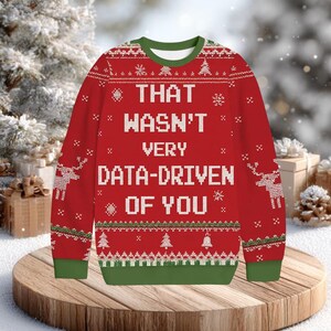 Data Driven Christmas Jumper - Etsy